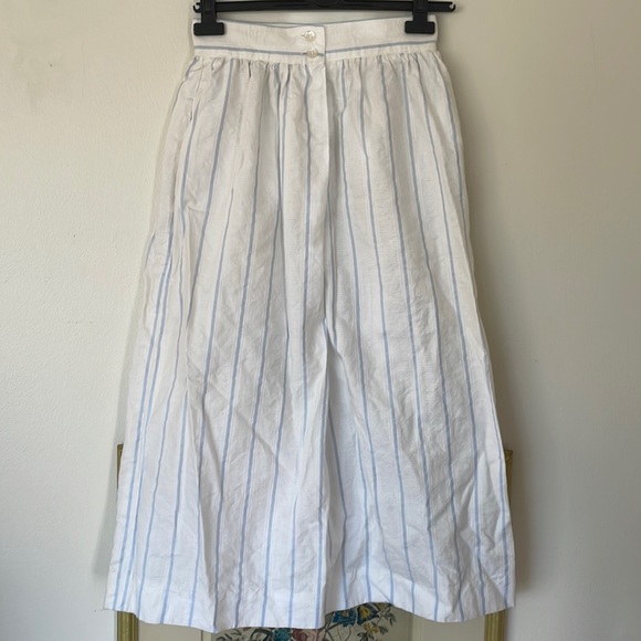 Vintage | Skirts | Vintage Cottage Core Skirt Eleanor Colton Blue And ...